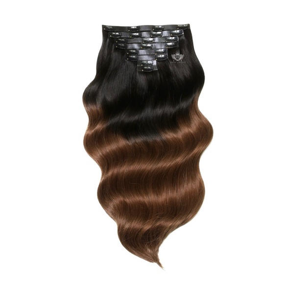 foxy locks | Hair | Foxy Locks Espresso Ombre Deluxe 2 Silk Seamless ...